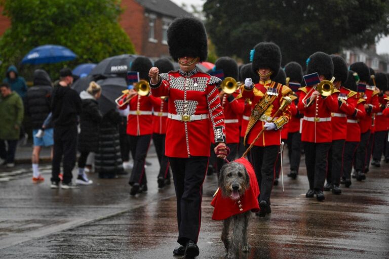 Irish Guards Celebrate 125 Years with Spectacular Parade in Belfast ...